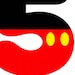 Mickey Mouse Numbers 5-9 - Etsy