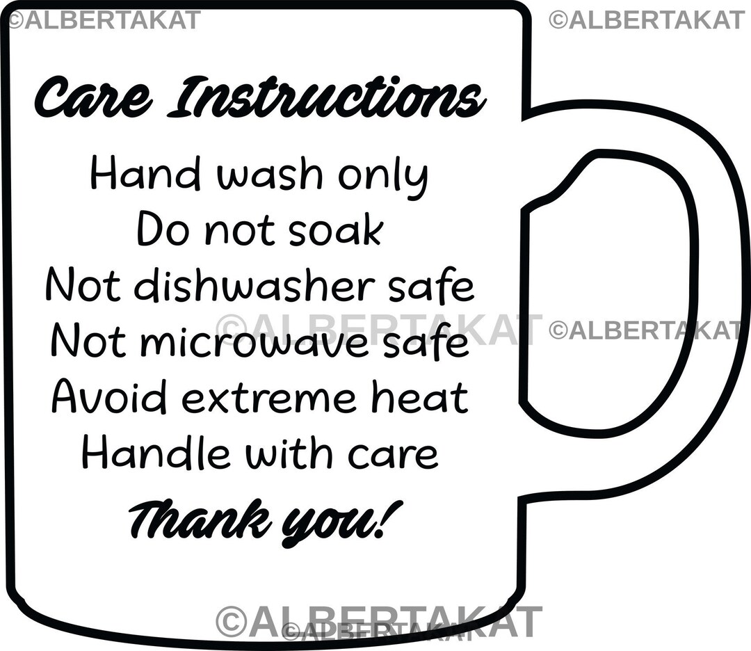 Mug Instructions for Epoxy and Vinyl - Etsy