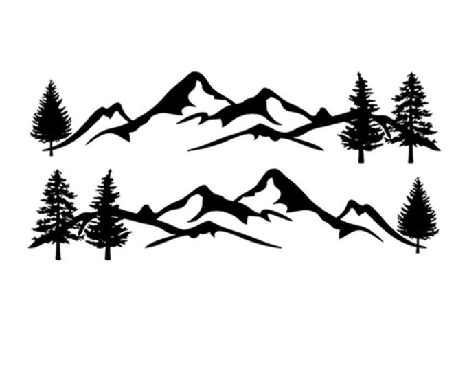 Fir Tree Line - Etsy Canada