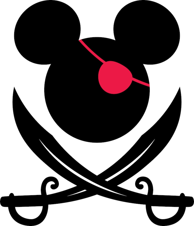 Pirate Mickey and Mini - Etsy