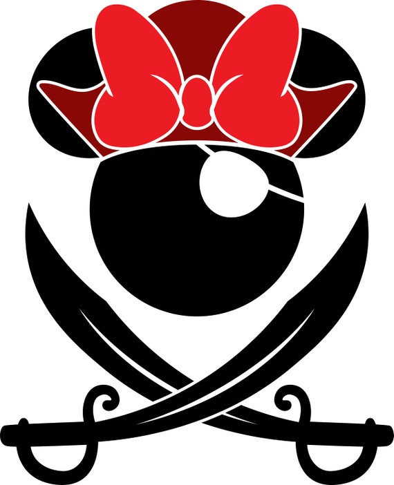 Pirate Mickey Head Clip Art