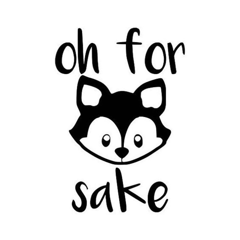 For Fox Sake Svg - Etsy