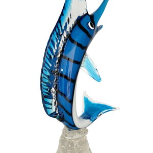 Stylish Glass Sculpture of a Swordfish Artwork With Stunning Details ...