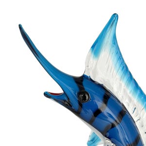 Stylish Glass Sculpture of a Swordfish Artwork With Stunning Details ...