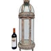 Large Standing Lantern in Metal and Glass Exceptional Detail and High ...