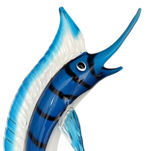 Stylish Glass Sculpture of a Swordfish Artwork With Stunning Details ...