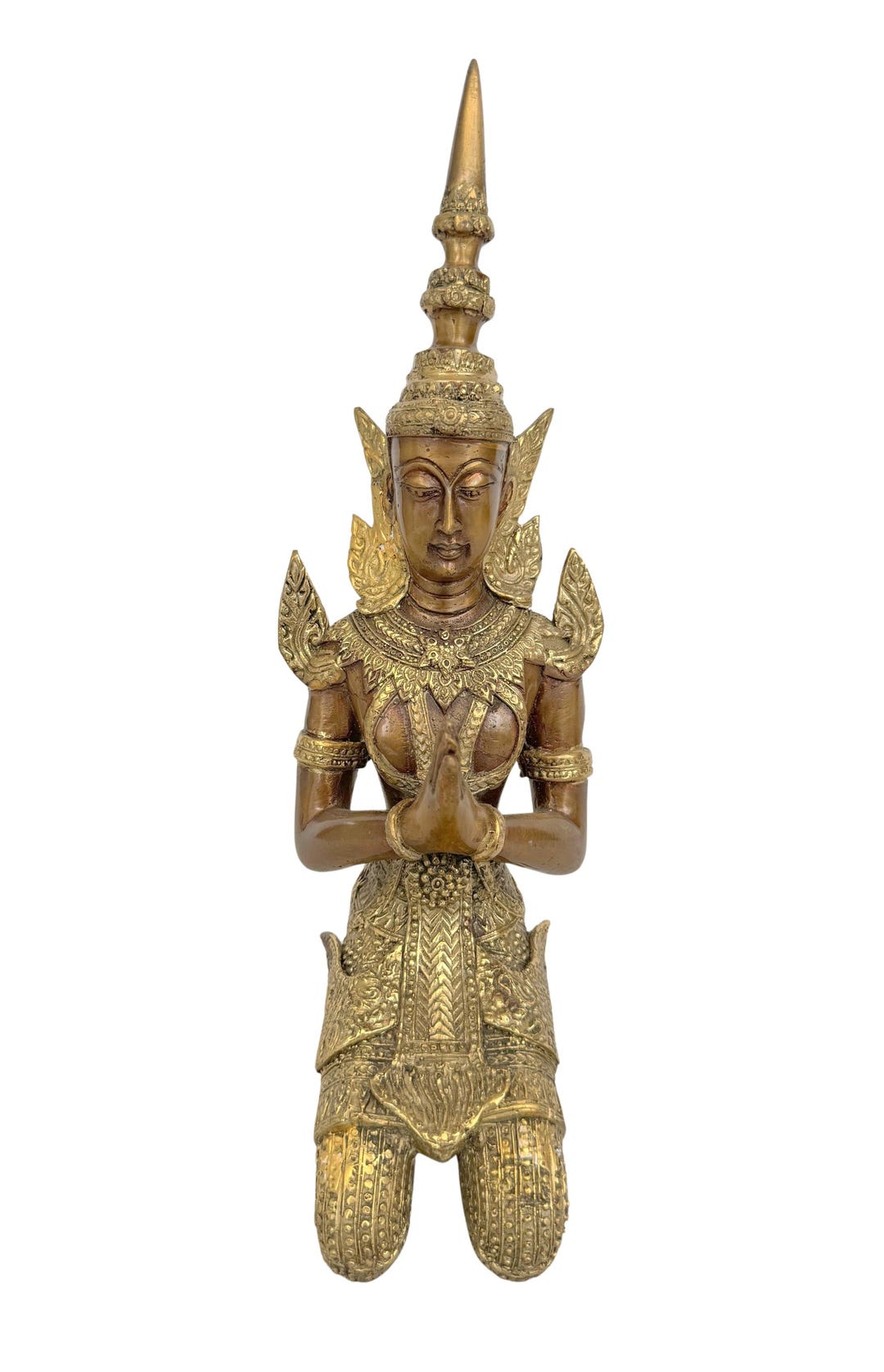 Bronze Statue of a Temple Guardian Traditional Eastern Statue ...