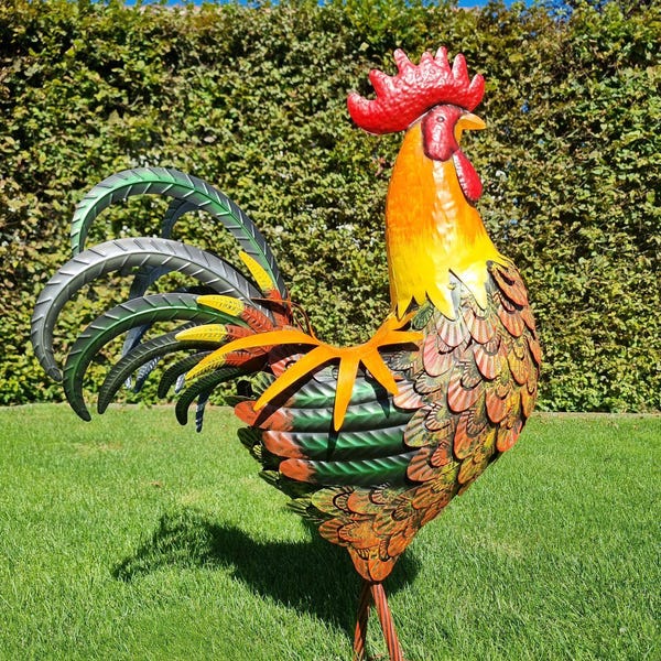 Metal Rooster - Etsy