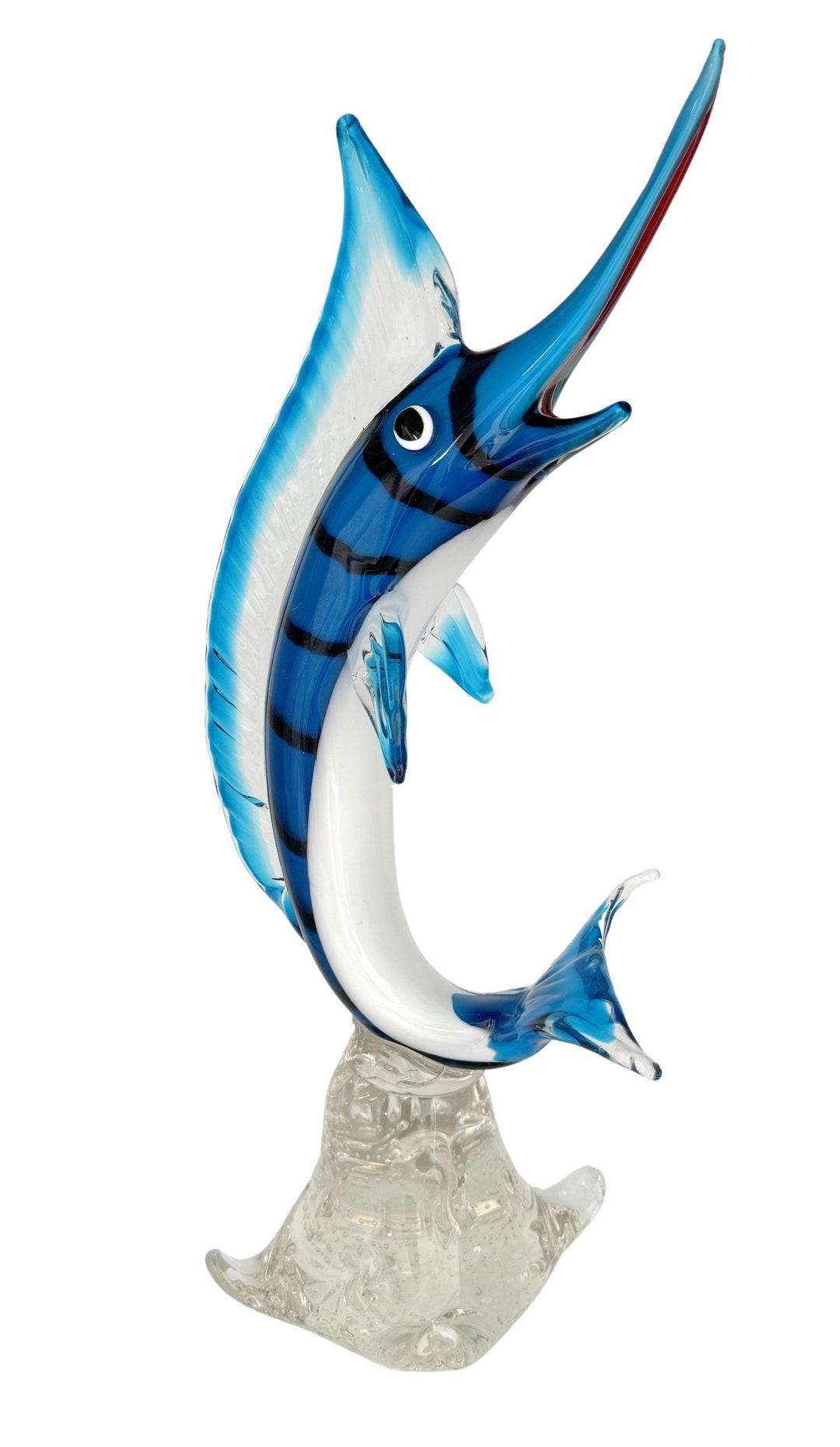 Stylish Glass Sculpture of a Swordfish Artwork With Stunning Details ...