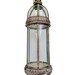 Large Standing Lantern in Metal and Glass Exceptional Detail and High ...