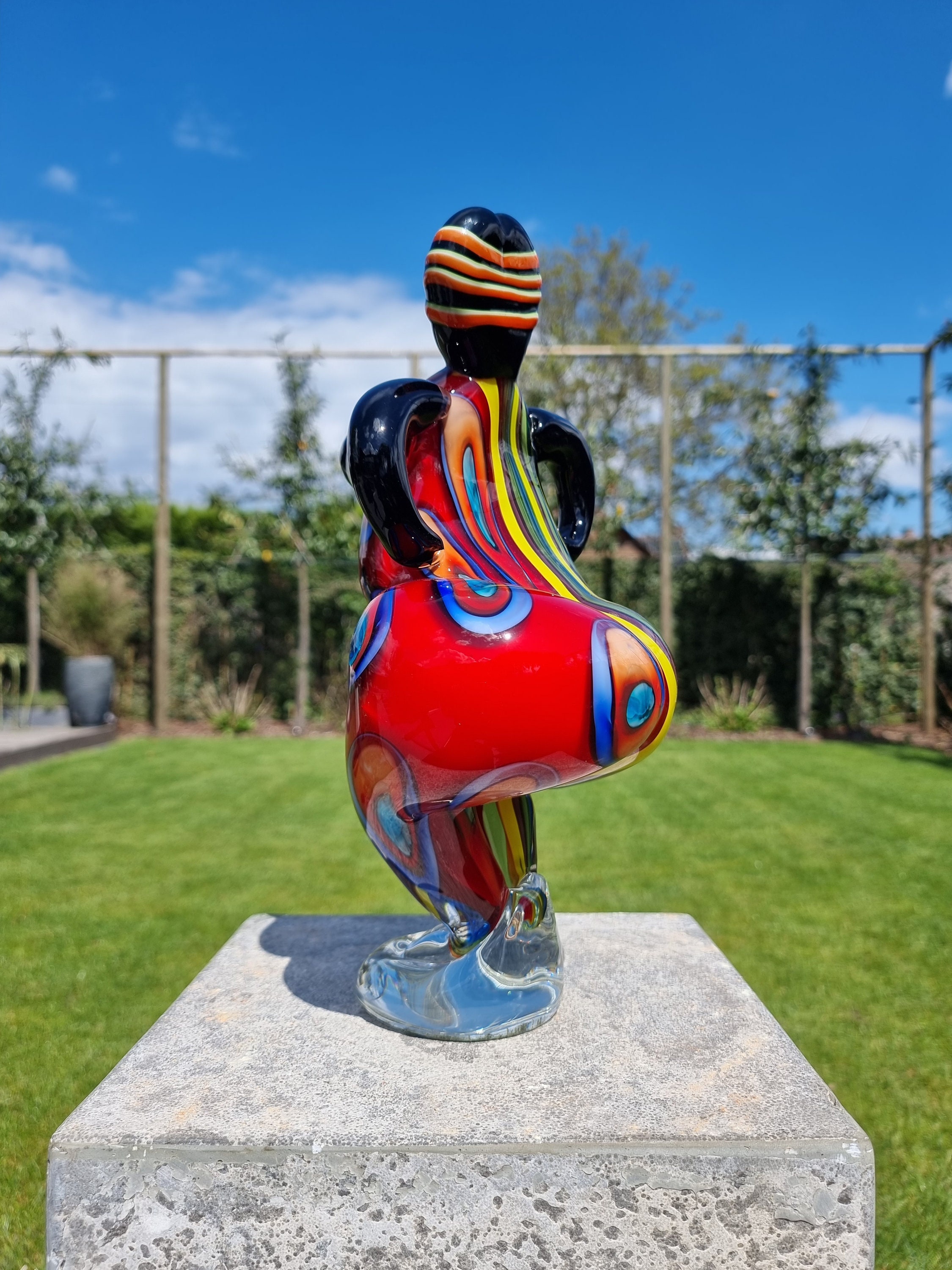 Colorfull Glass Art Sculpture Glass Figurines - Etsy