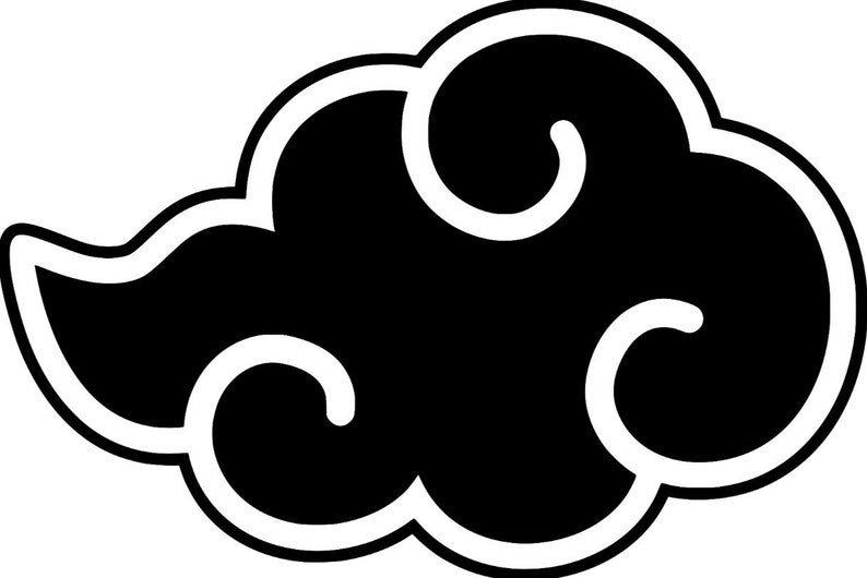 Akatsuki Logo Vinyl Decal | Etsy