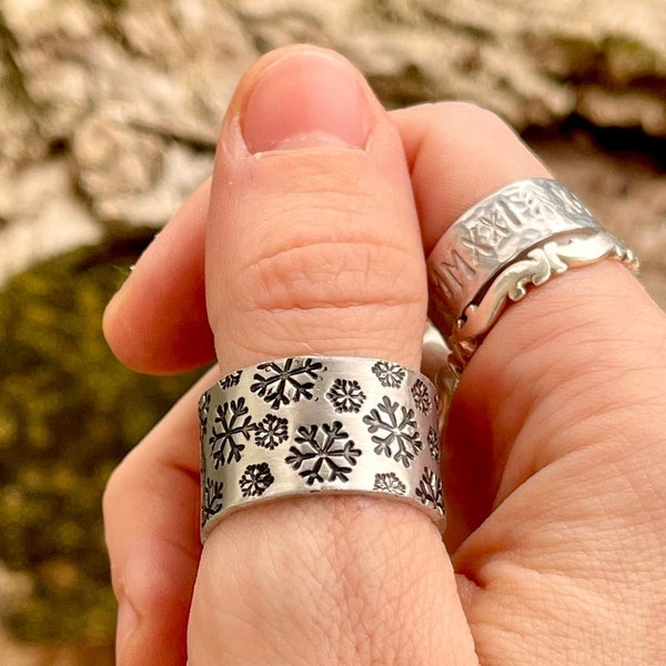 Snowflake Ring - Etsy