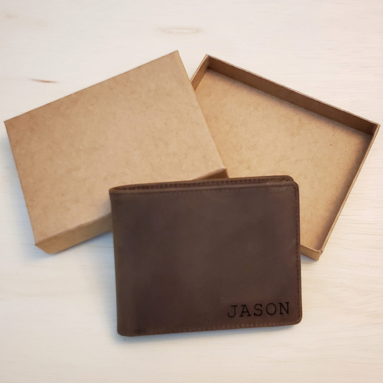 Engraved Wallet for Him Personalized Wallet for Dad Gift for - Etsy