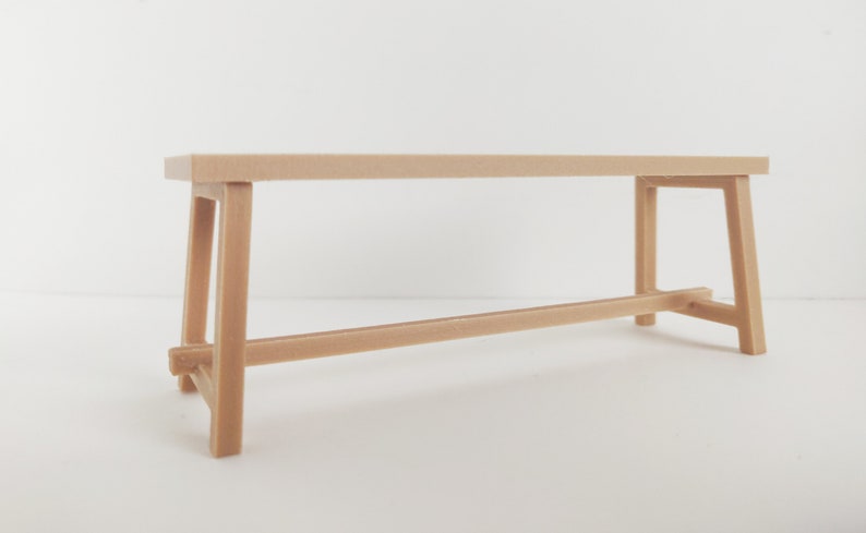 Miniature Bench 1/12 Scale - Etsy