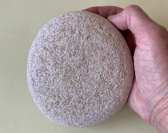 14 Cm Natural Sea White Stone Round Shaped - Mandala Stone - Sea Stone ...