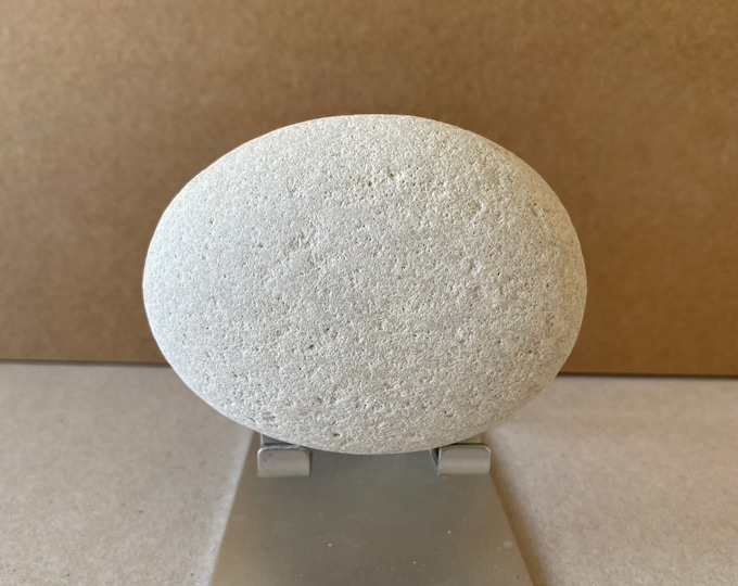 14 Cm Natural Sea White Stone Round Shaped - Mandala Stone - Sea Stone ...