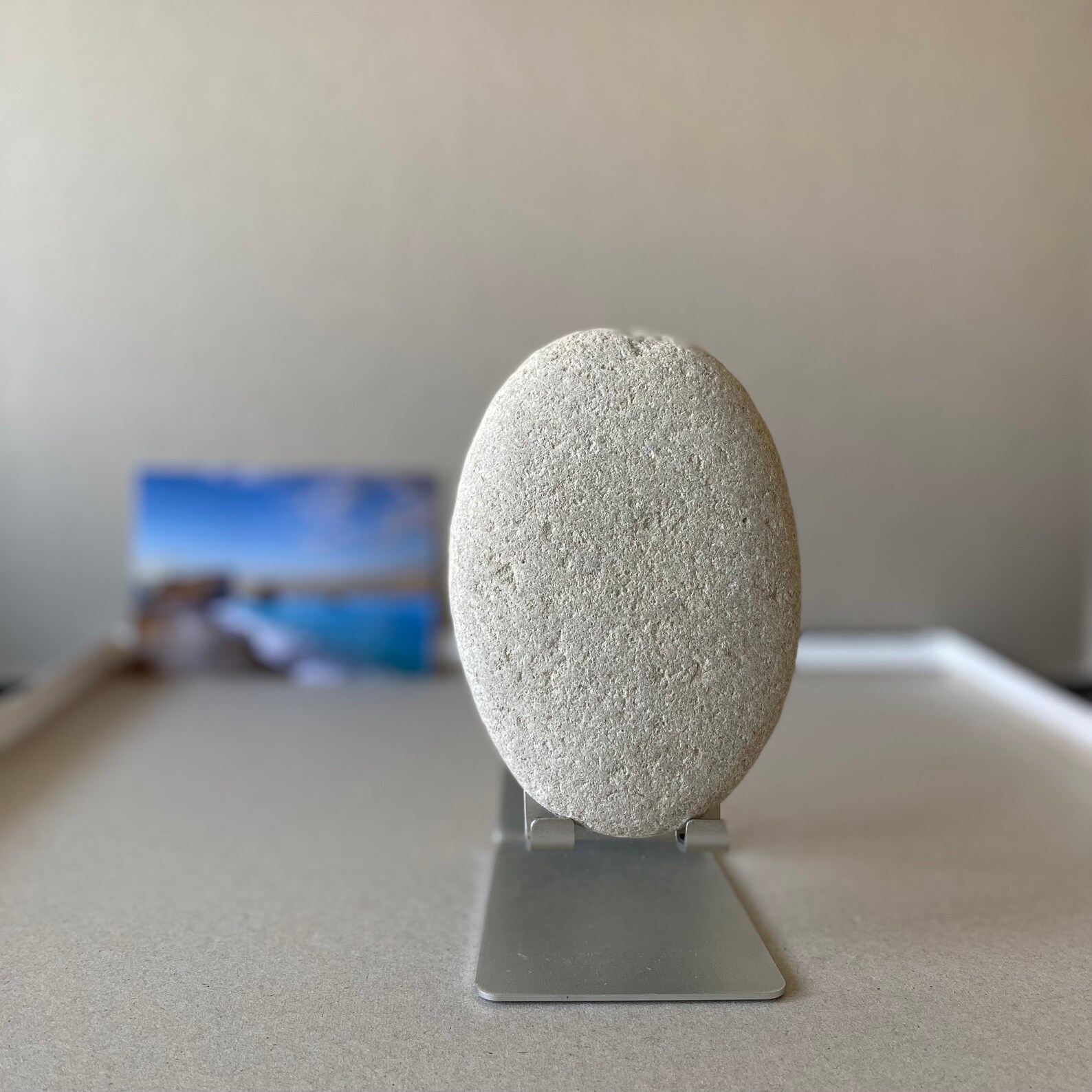 10-13cm Oval White Sea Stone for Painting Big Stone for Craft Mandala ...