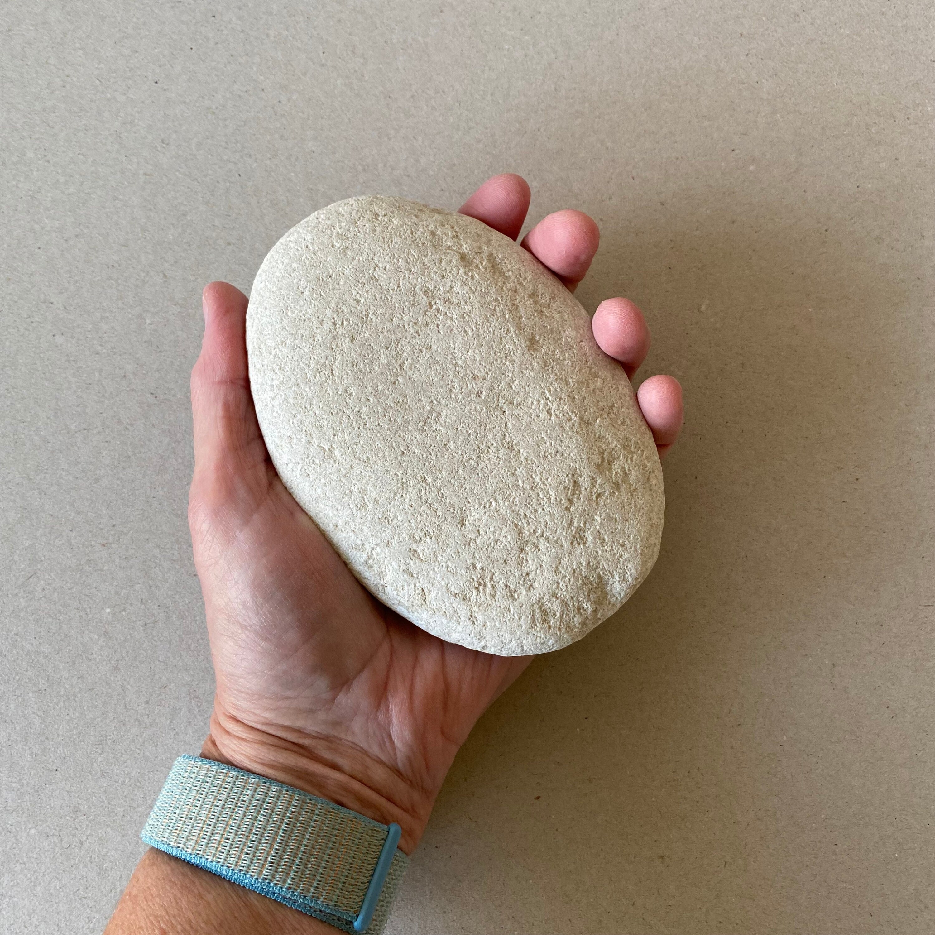 10-13cm Oval White Sea Stone for Painting Big Stone for Craft Mandala ...