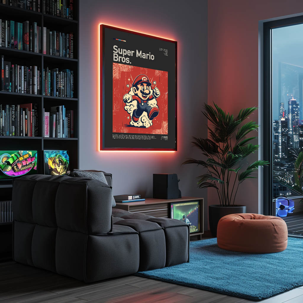 Black Super Poster, Gaming Room Poster, Gaming Wall Poster, Gaming ...