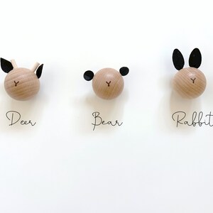Rabbit Hooks, Woodlands Nursery Hooks, Animals Hooks, Children Hooks, Woodlands Nursery, Rabbit ...