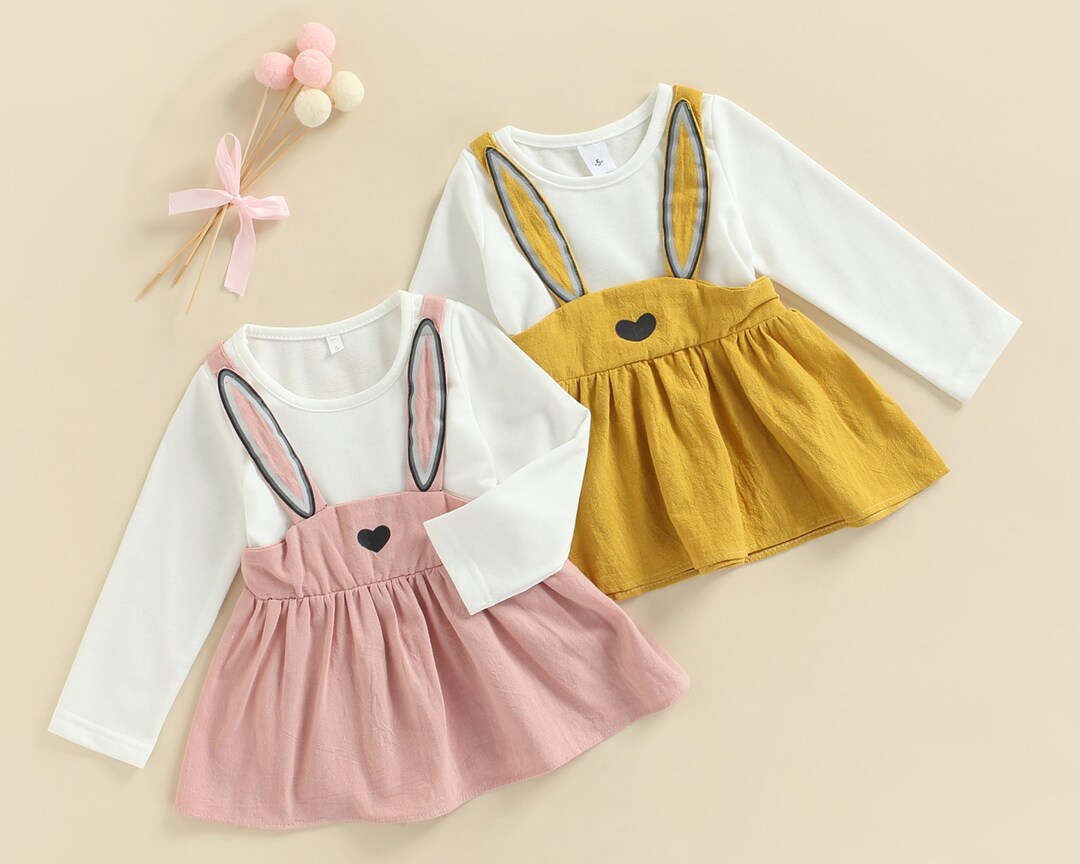 Baby Bunny Dress Kids Easter Dress Girl Rabbit Dress Cute - Etsy