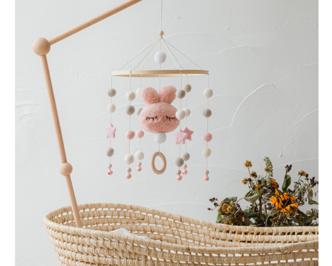 Baby Mobile Arm, Wooden Mobile Holder, Wooden Mobile Stand, Baby Mobile ...