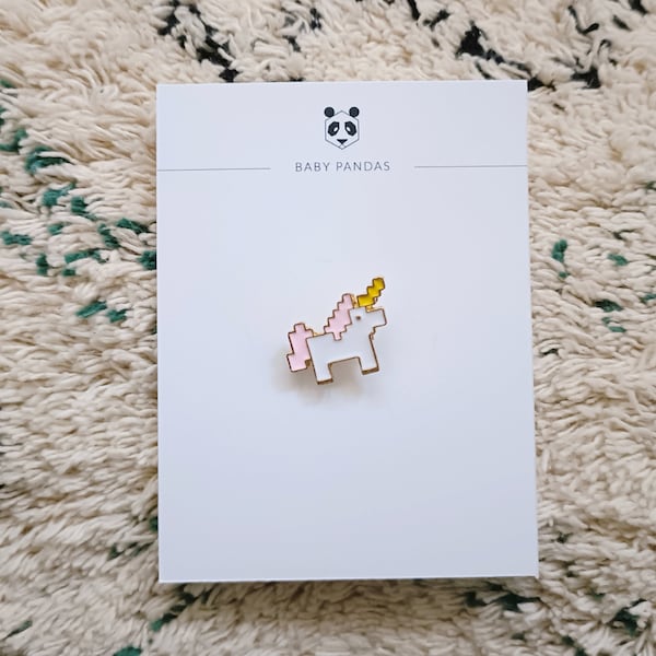 Unicorn Enamel Pin - Etsy