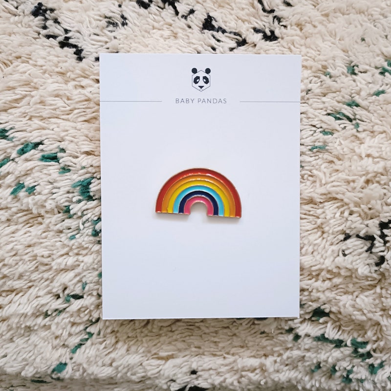 Rainbow Pins - Etsy