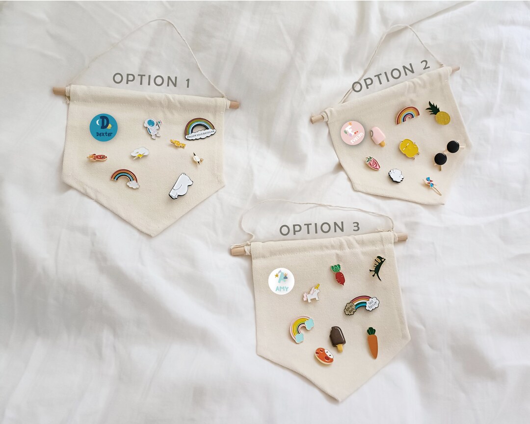 Personalised Pin Badges, Enamel Pins Banner, Children Badges Banner ...