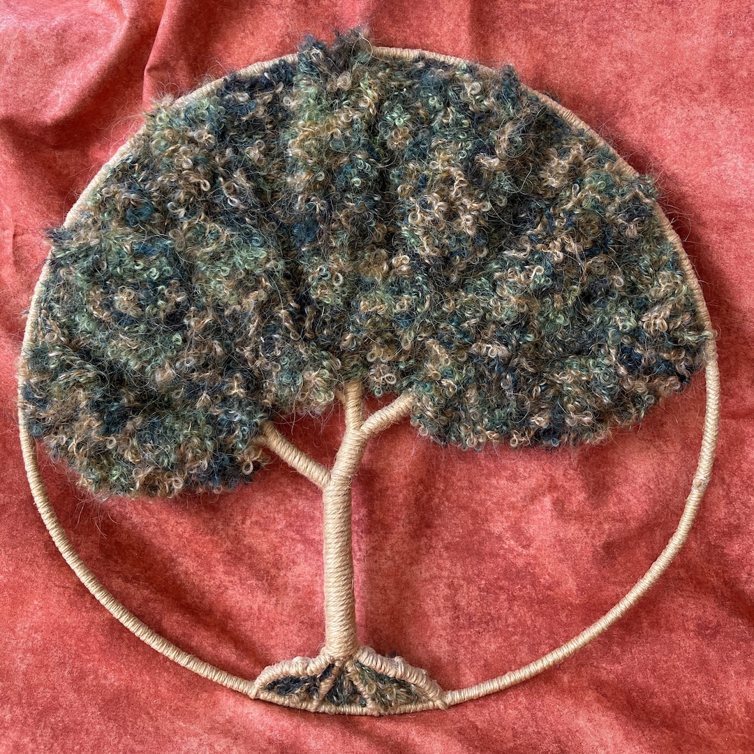 Fiber Art Tree. Cheryl Tordon Canadian Artist. 1979 Woven Wall Art Tree ...