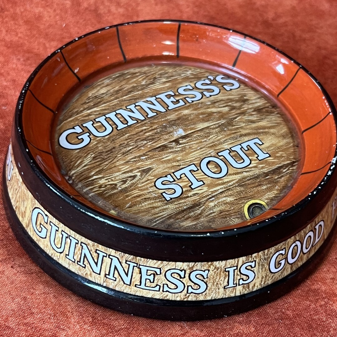1953 Guinness Stout Ashtray. Minton Glaze Earthenware Ashtray ...
