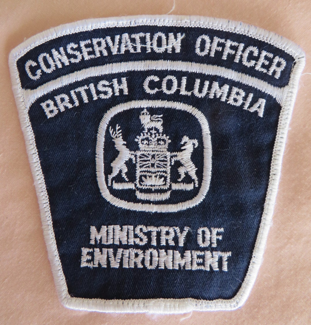 BC Conservation Officer Shoulder Patch. Canadian Game Warden - Etsy Canada