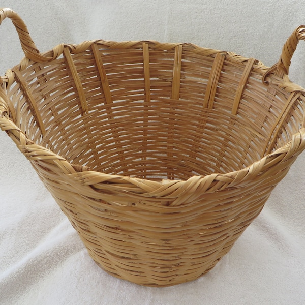 Woven Wicker Basket - Etsy