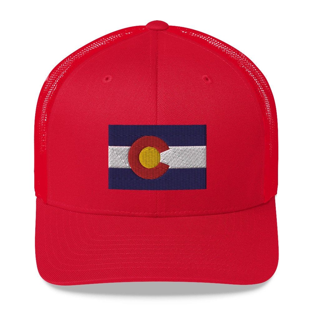 Colorado Flag Trucker Hat Colorado Hat Colorado Flag Hat Colorado Cap ...