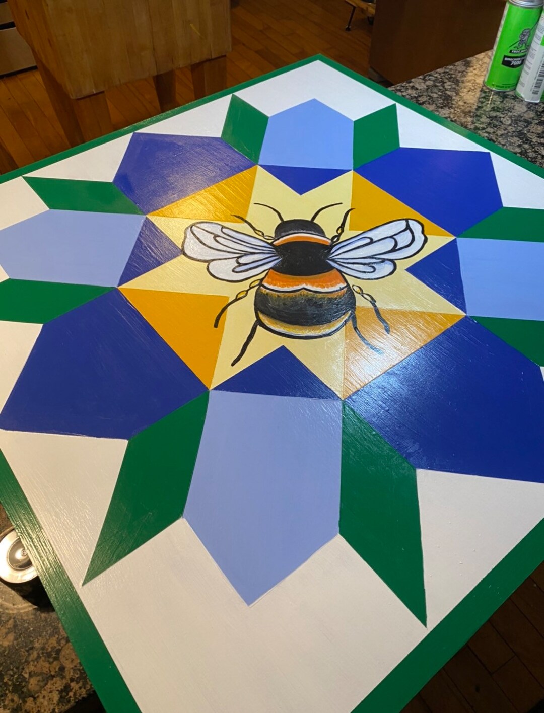 Large 3x3 Barn Quilt-enter Number Code From 2x2 Quilt Pattern Under ...