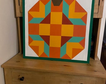 Pumpkin Barn Quilt - Etsy