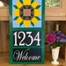 Barn Quilt Address Sign Custom - Etsy