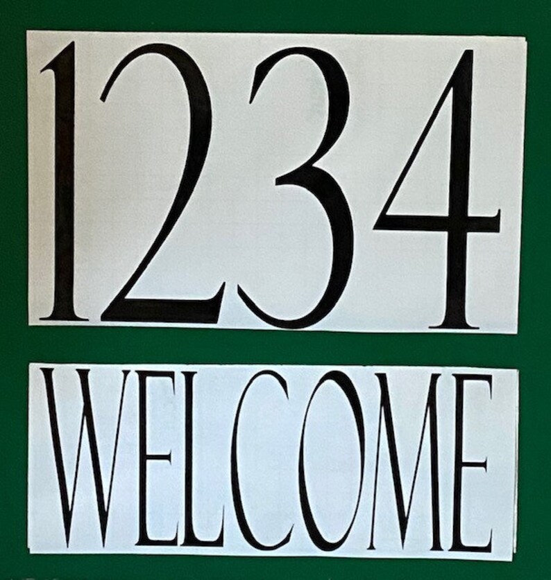 Barn Quilt Address Sign Custom - Etsy
