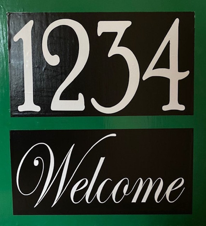 Barn Quilt Address Sign Custom - Etsy