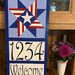 Barn Quilt Address Sign Custom - Etsy