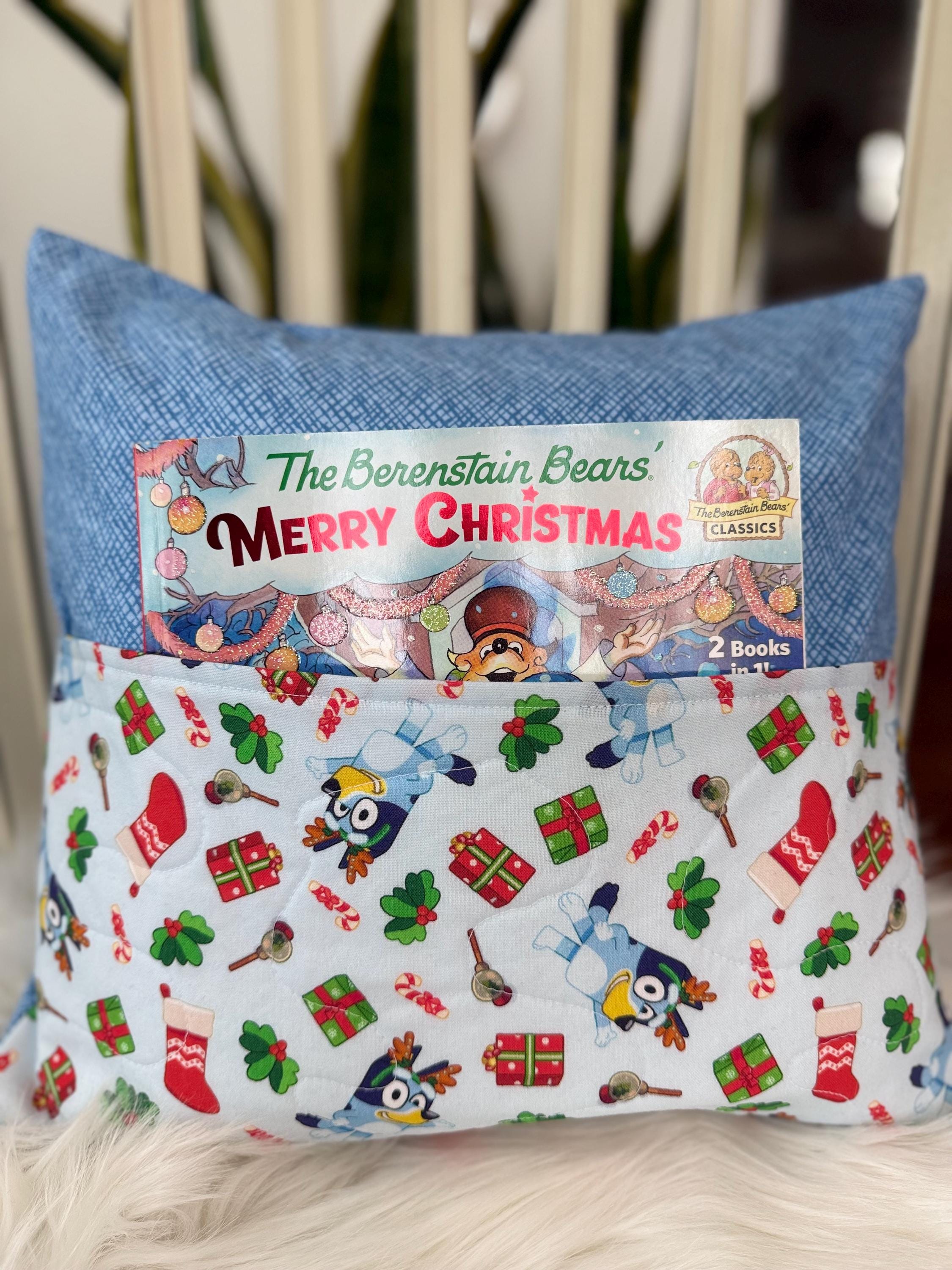 Bluey Pillow, Bluey Pocket Pillow, Toddler Reading Pillow, Kid's Pillow ...