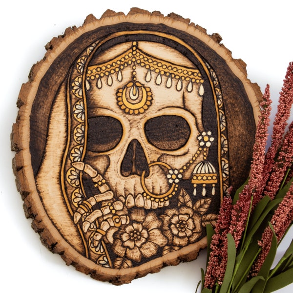 Indian Wood Burning Art - Etsy