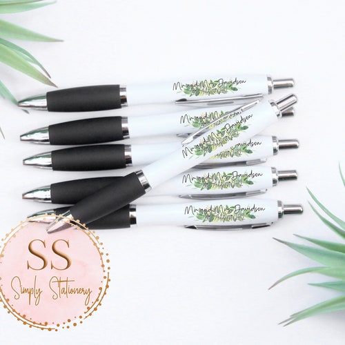 Personalised Wedding Favour Printed Pens Bridesmaid Gift - Etsy