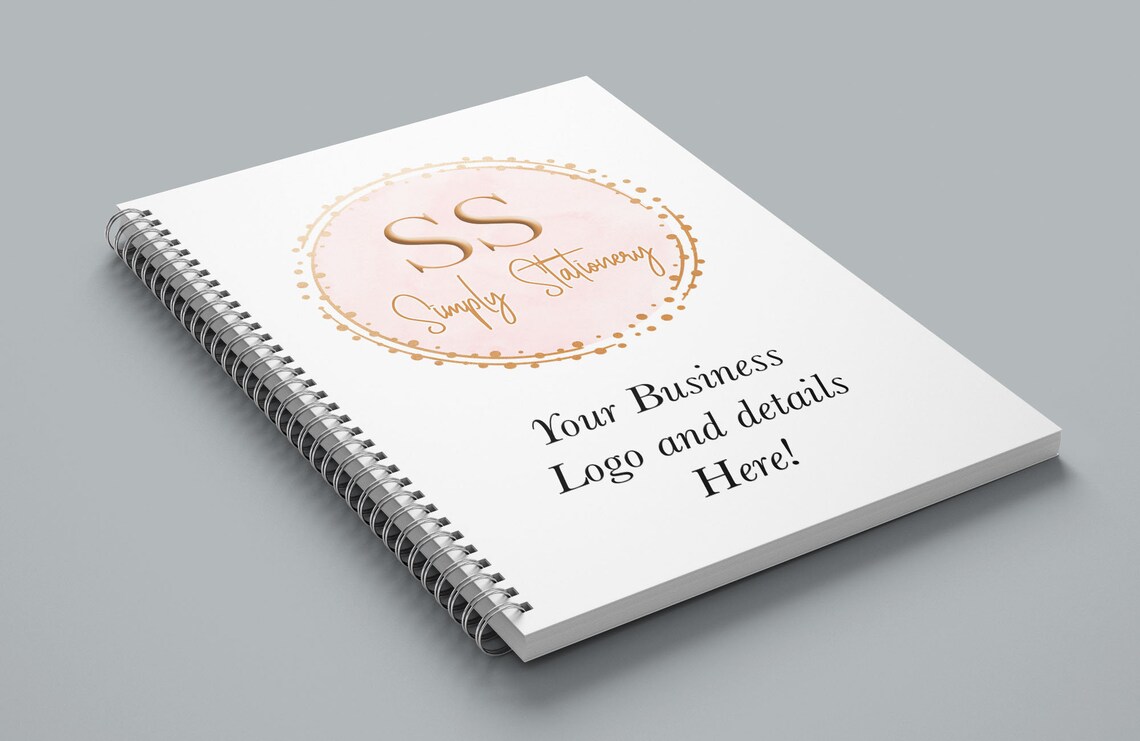 Personalised Notebook Notepad Small Business Stationery | Etsy