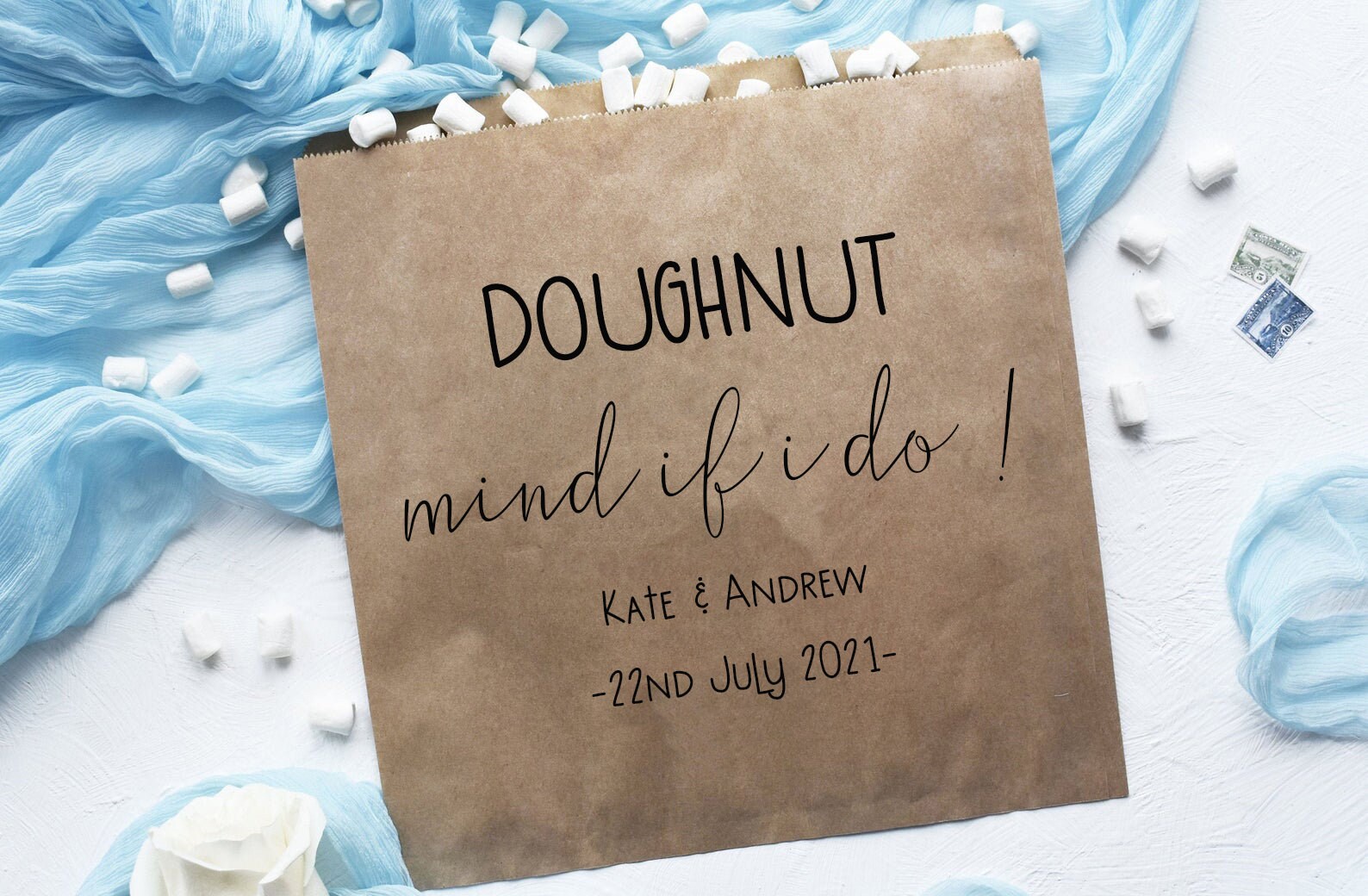 Personalised Paper Sweet Bags Treat Bags Wedding Sweet Cart - Etsy UK
