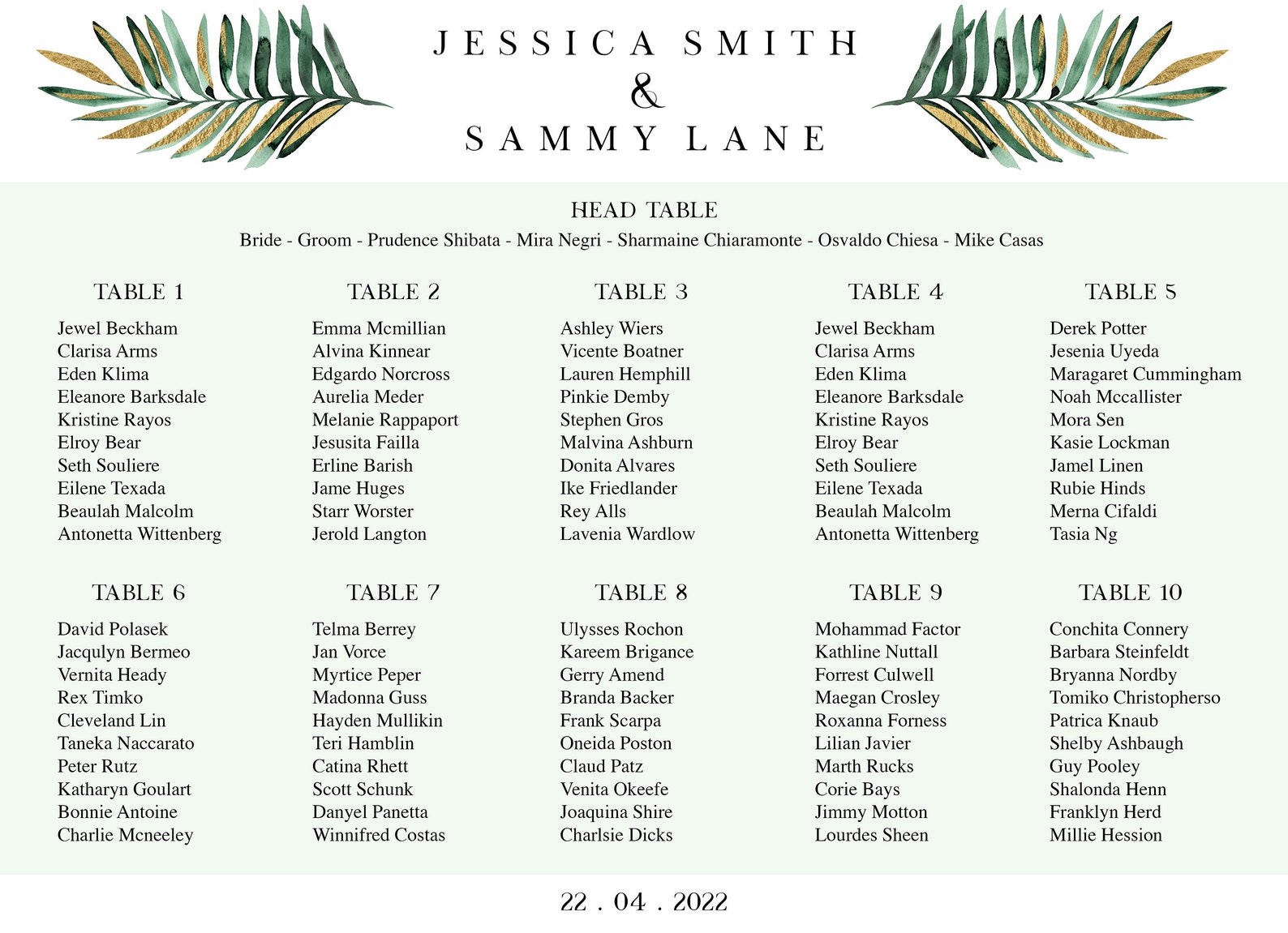 A1 A2 Wedding Seating Chart Wedding Seating Plan - Etsy UK