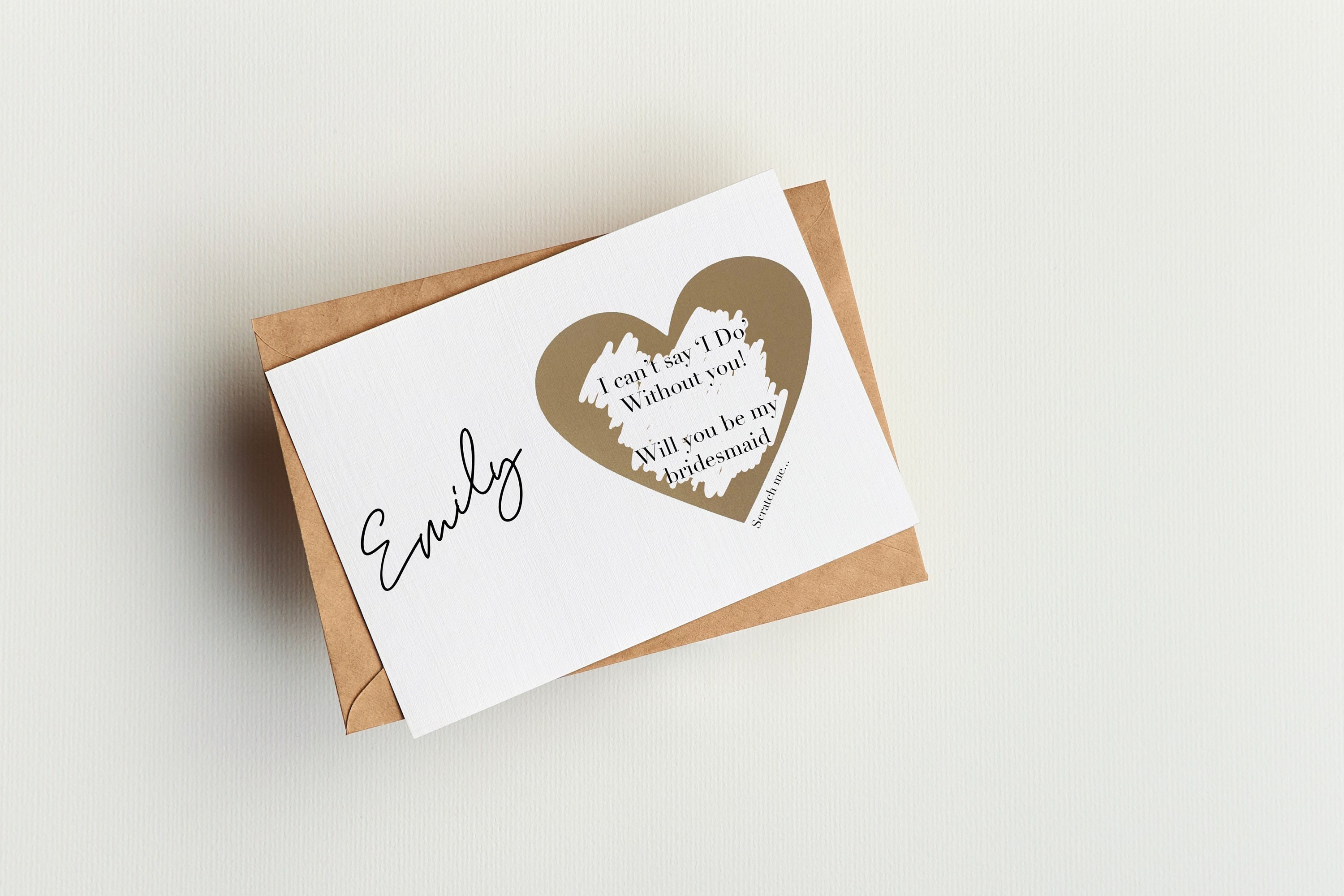 Personalised Scratch off Reveal Card Bridesmaid Hen Party - Etsy