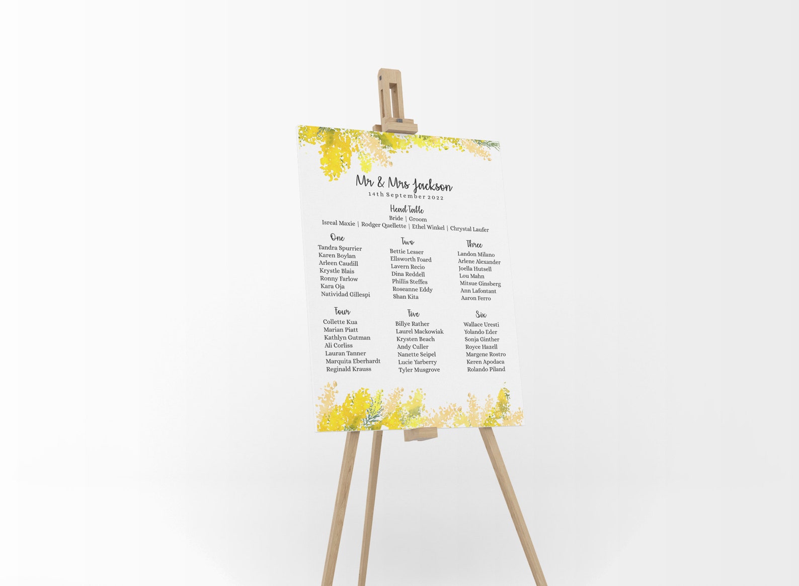 A1, A2, Wedding Seating Chart, Wedding Seating Plan, Personalised ...