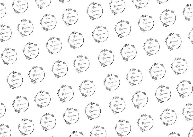 Personalised A3 Packing Wrapping Paper, Custom Gift Wrap, Customised ...